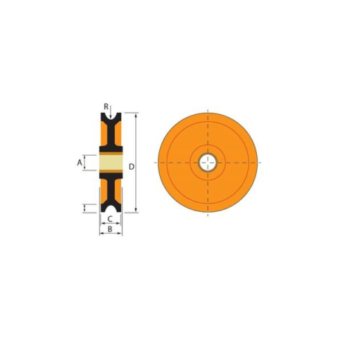 Manila Rope Sheave - Sheaves - Absolute Lifting and Safety