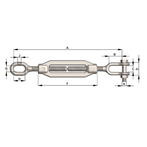Turnbuckle Clevis & Eye - Absolute Lifting and Safety